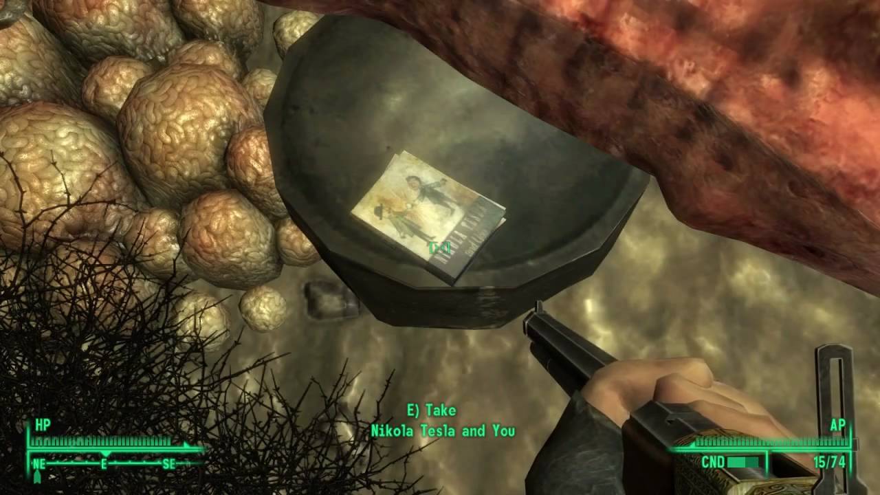 Fallout 3: Energy Weapons Book Location - Deathclaw Sanctuary - YouTube