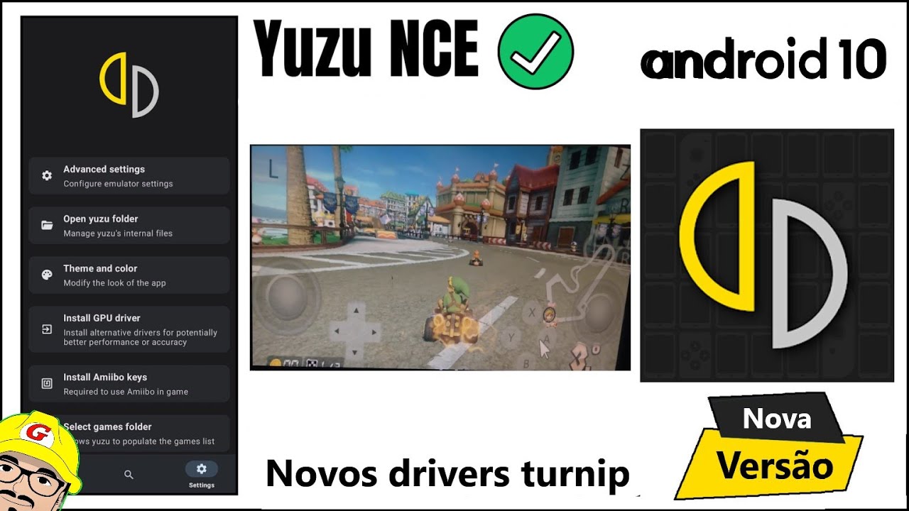 YUZU NCE 0.191 ANDROID 10 + NOVOS DRIVERS (GALAXY S9+ SD845 6GB RAM ...