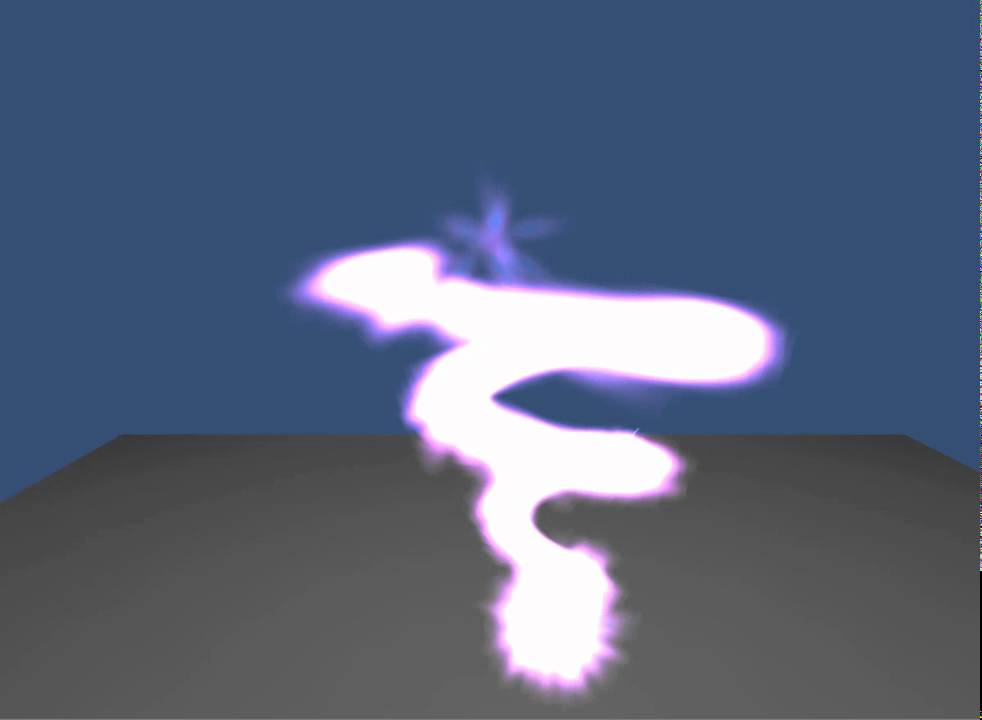 tornado spell particle effect test - YouTube