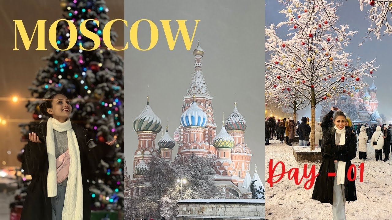 Moscow,Russia 🇷🇺 | Winter in Moscow l Day 01 - YouTube