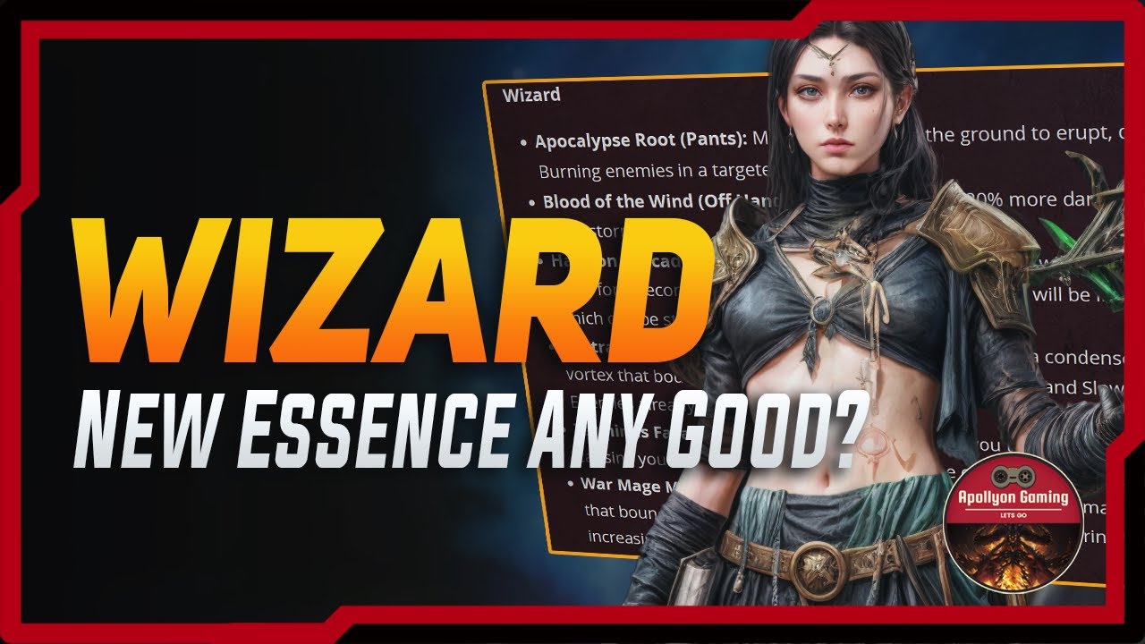 New Legendary Weapon - Wizard New Essence - Class Balance - Diablo ...