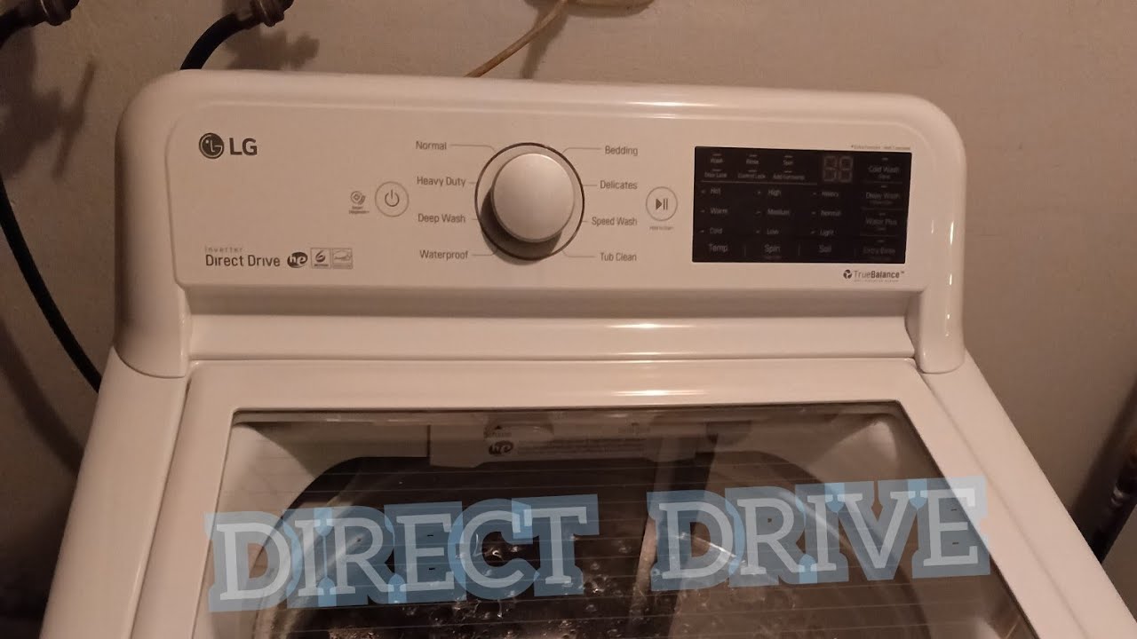LG DIRECT DRIVE WASHING MACHINE. #LG washing machine LG TRUE BALANCE ...