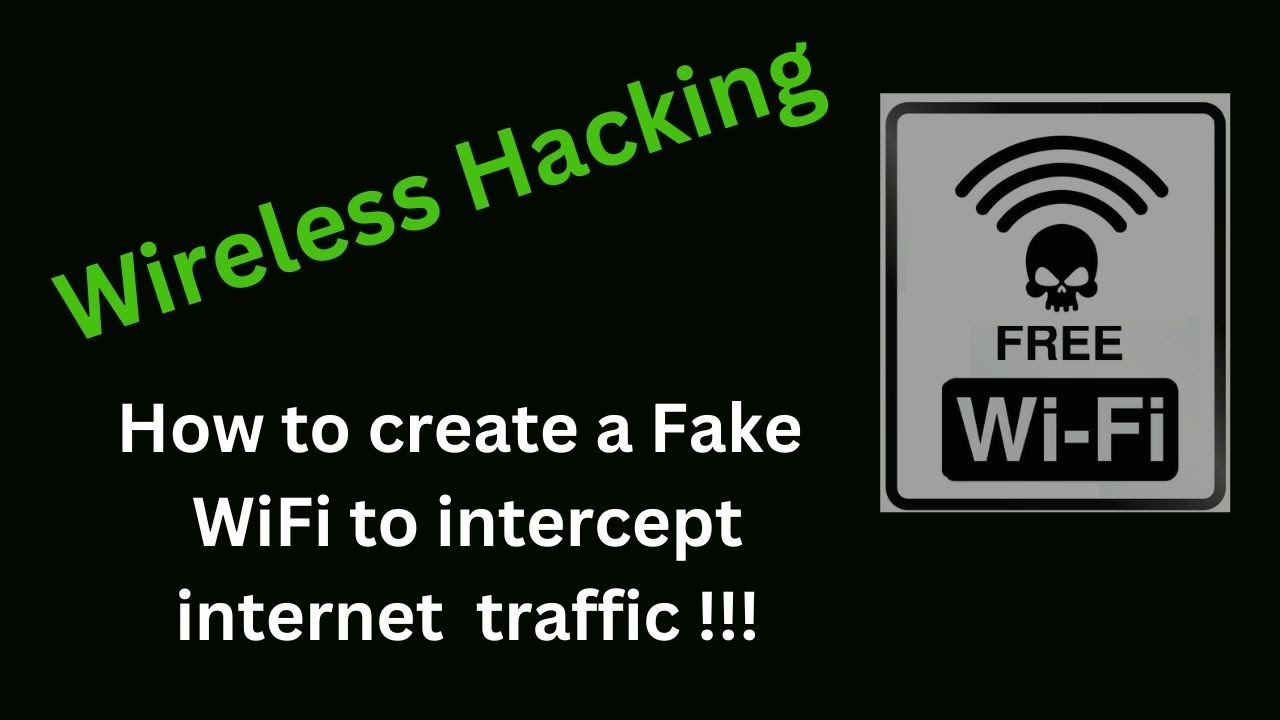 Wireless Hacking 5 Creating A Rogue Wifi Network And Intercepting Traffic Youtube