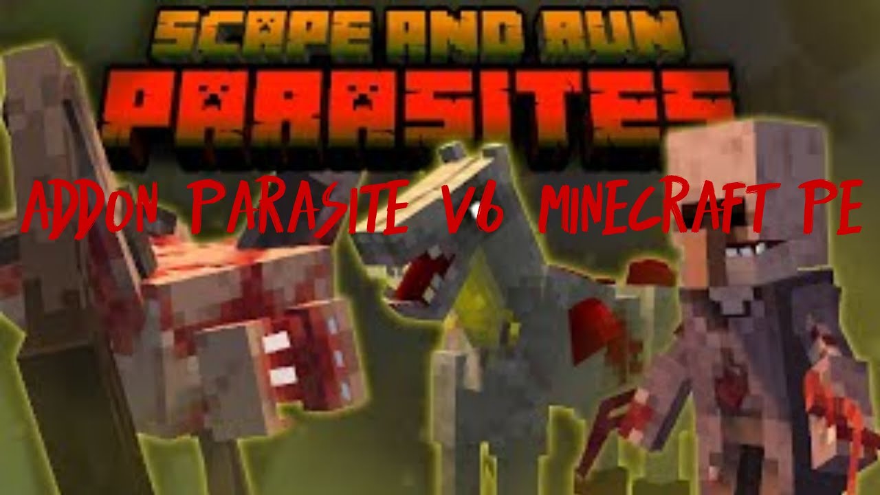 addon parasite v6 minecraft pe - YouTube