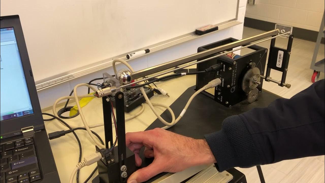 Ball Balance Beam LQR Controller - YouTube