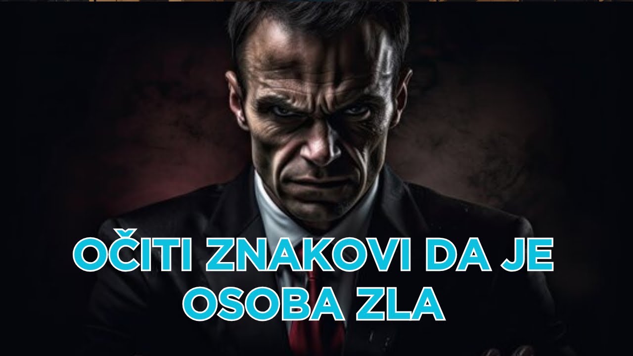 PSIHOPATE! – Kako prepoznati zlobne ljude? - YouTube