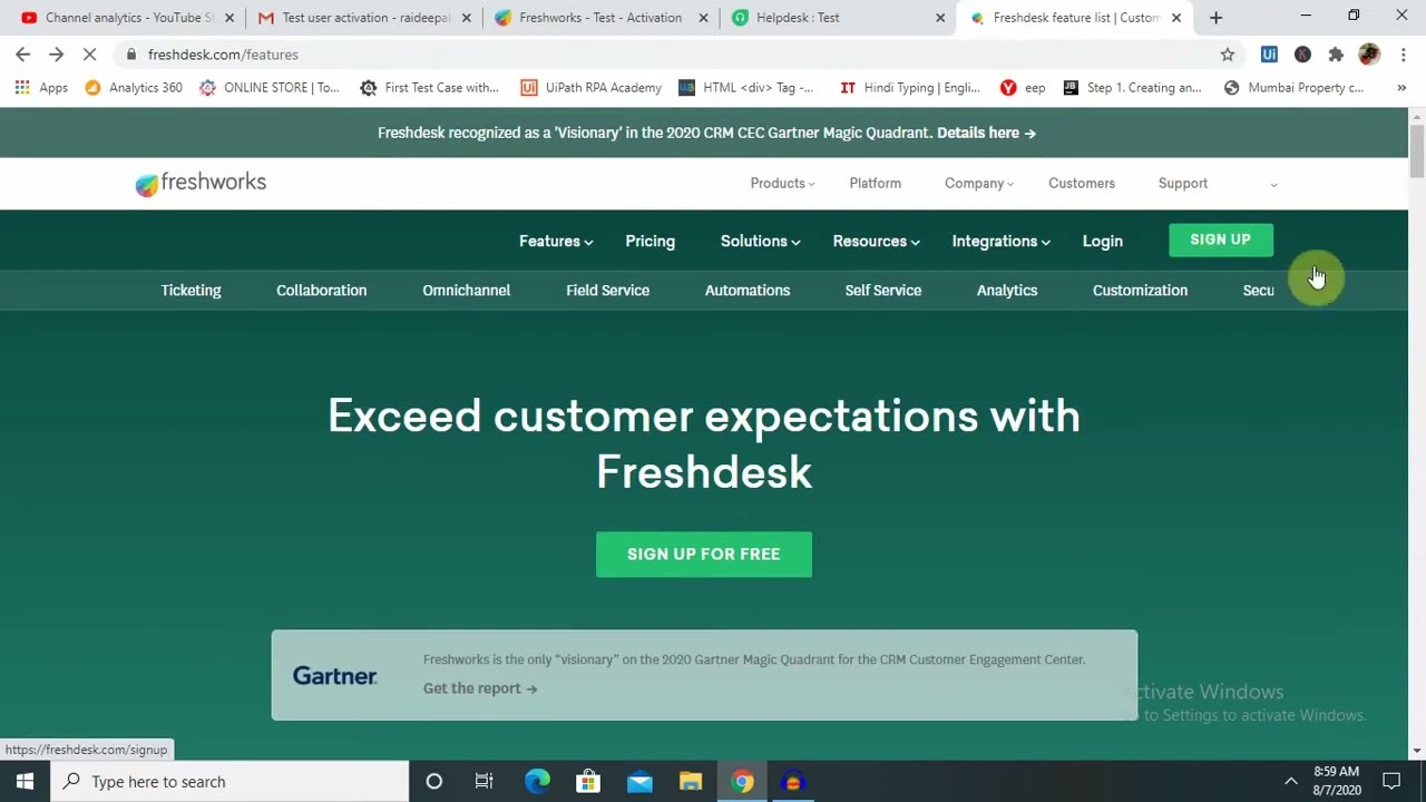 Create Free Freshdesk Account without any problems - YouTube