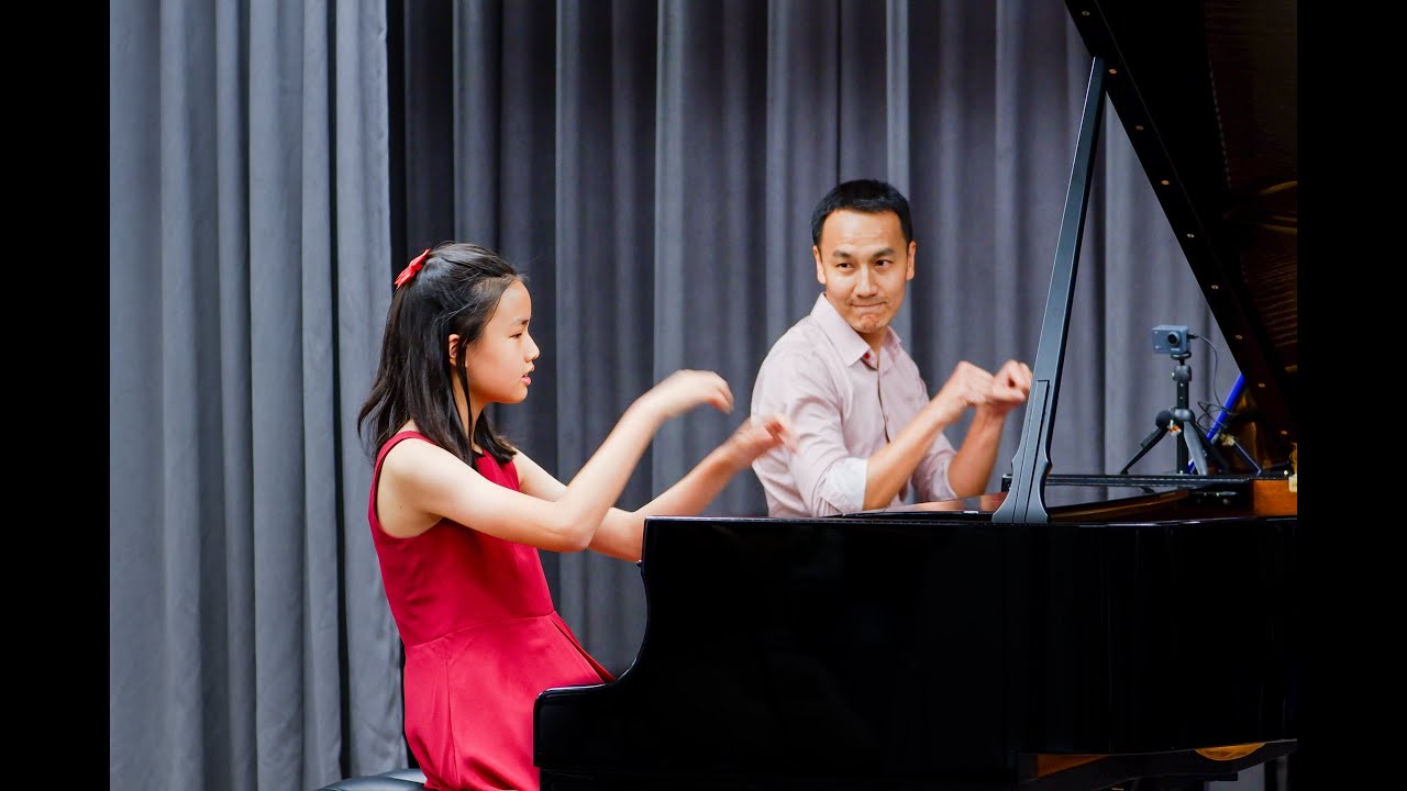 Piano Duo: Kate Ling & MK Ling - Sonata in C, K. 545, 3rd movement ...