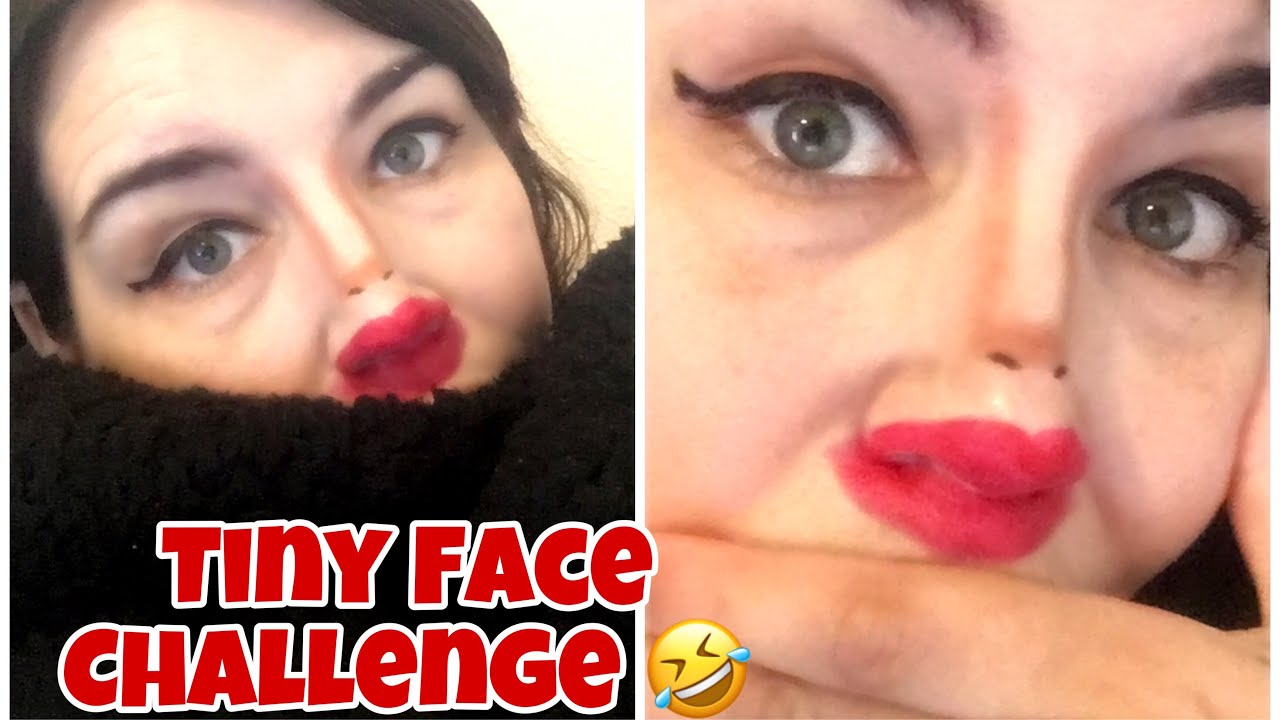 Tiny Face Challenge 🤣 Youtube 6603