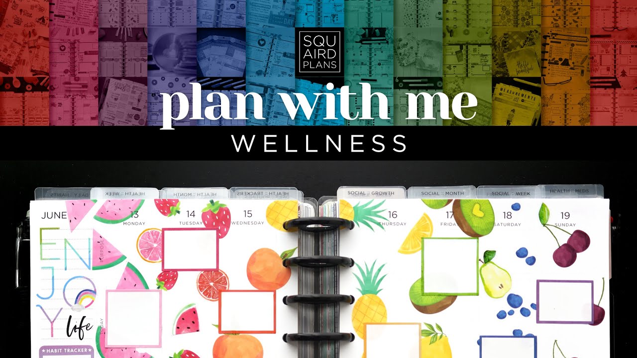 Health Plan with Me :: Summer Yum Planner Theme :: Classic Happy ...