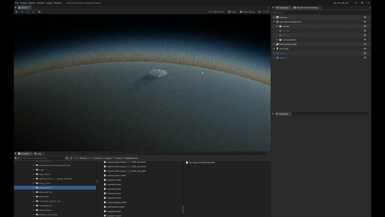 Spherical volume prototype - YouTube
