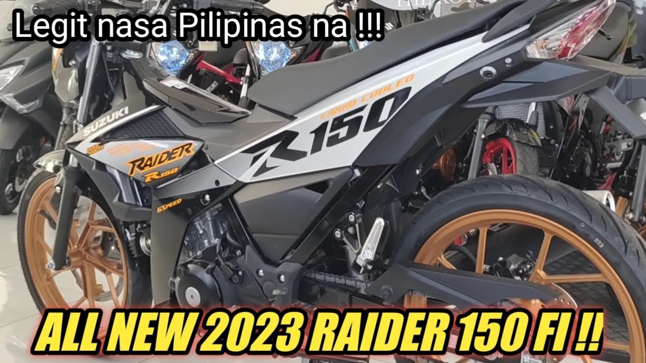Ang Bagong 2023 Raider 150 Fi Colors nasa Pilipinas na subrang Ganda ...