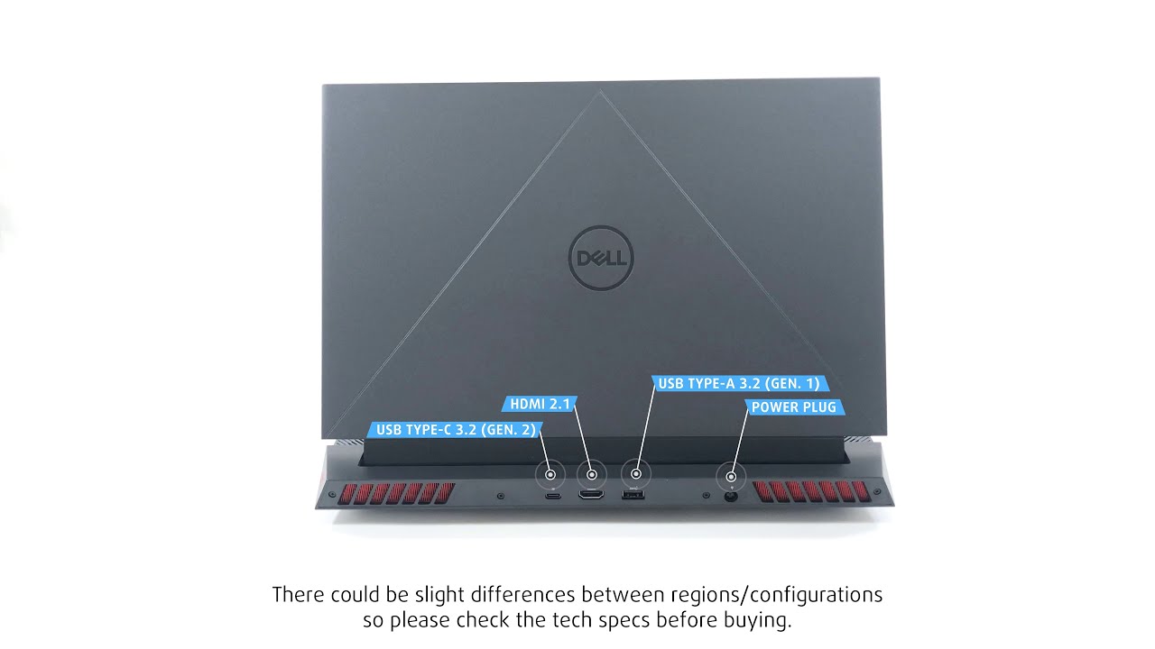 🔄 Dell G15 5530 - Ports info and 360º look - YouTube