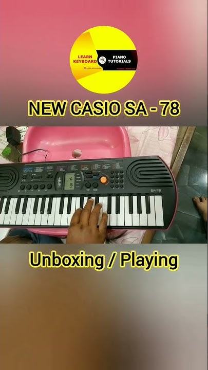 New Casio SA - 78 Keyboard Unboxing/Playing #new #casio #keyboard #unboxing - YouTube