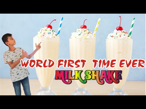 Making milkshake in home | Making this type of milkshake World's first ...