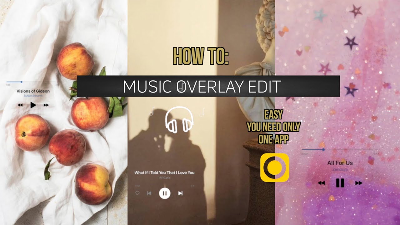 how to | SIMPLE MUSIC OVERLAY TUTORIAL - YouTube