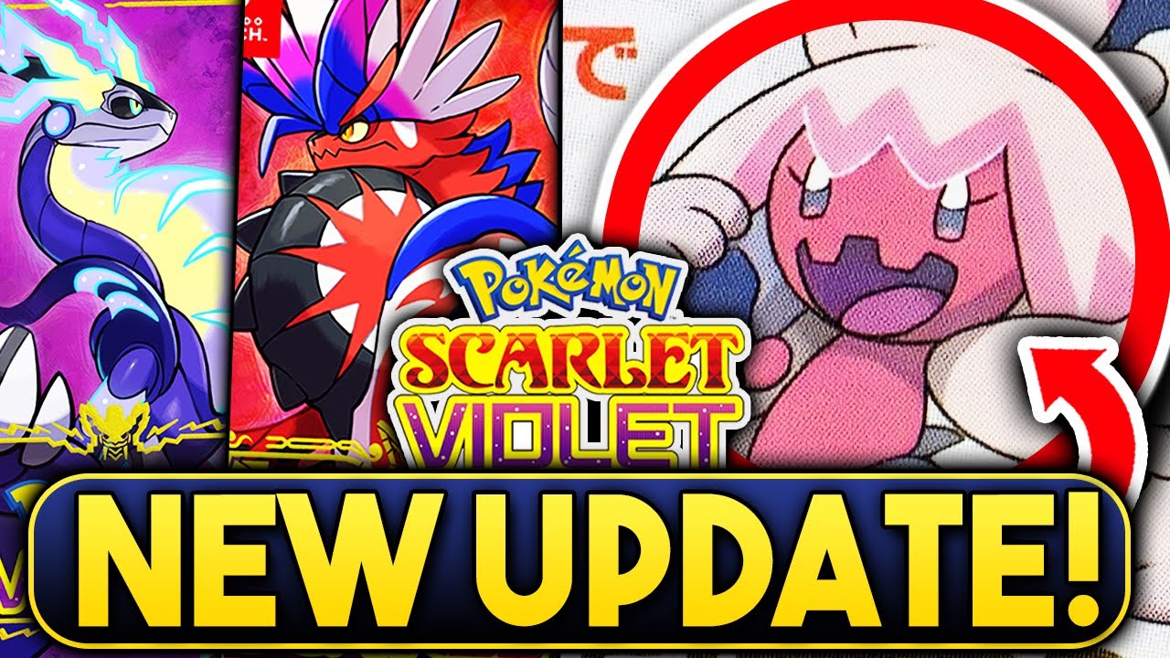 NEW POKEMON SCARLET & VIOLET UPDATE PATCH SOON! NEW DATAMINES! OFFICIAL ...