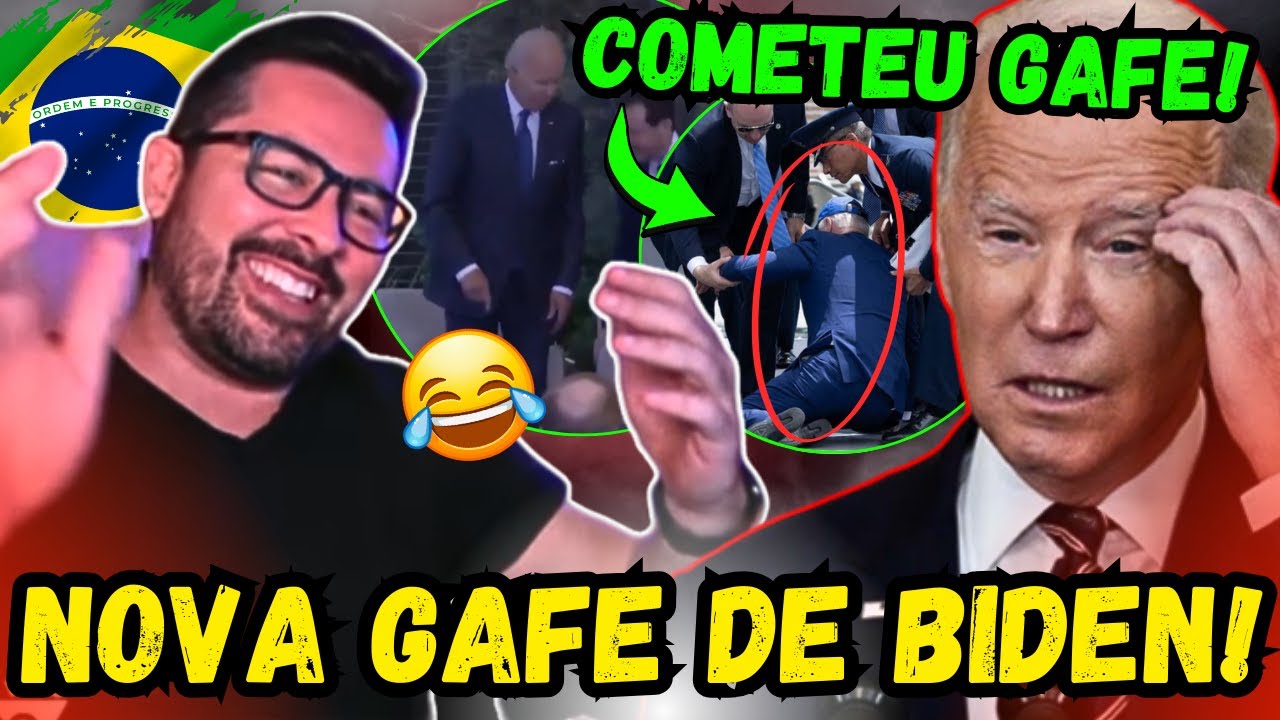 GAFE! 😂 Biden comete nova gafe ao ler o teleprompter! - YouTube