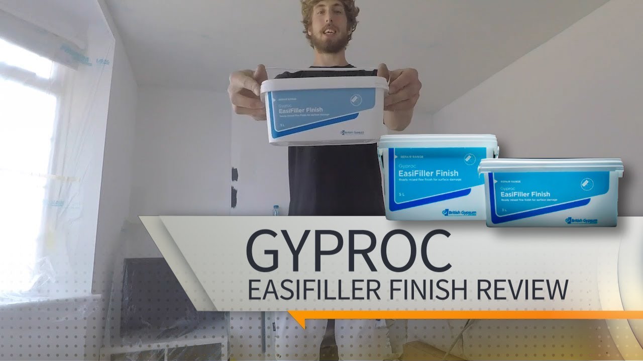 PRODUCT REVIEW - GYPROC EASIFILLER FINISH - YouTube