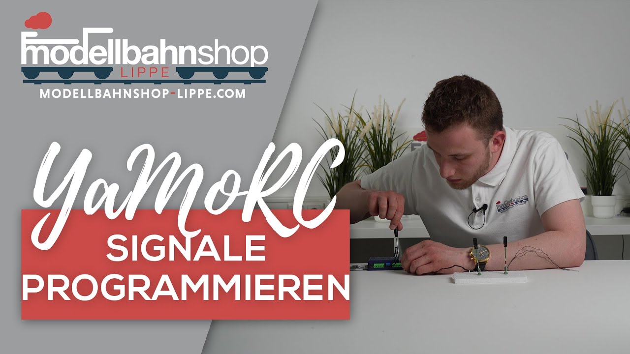 Tutorial: Mit der YaMoRC YD8116 Signale ansteuern und programmieren - YouTube