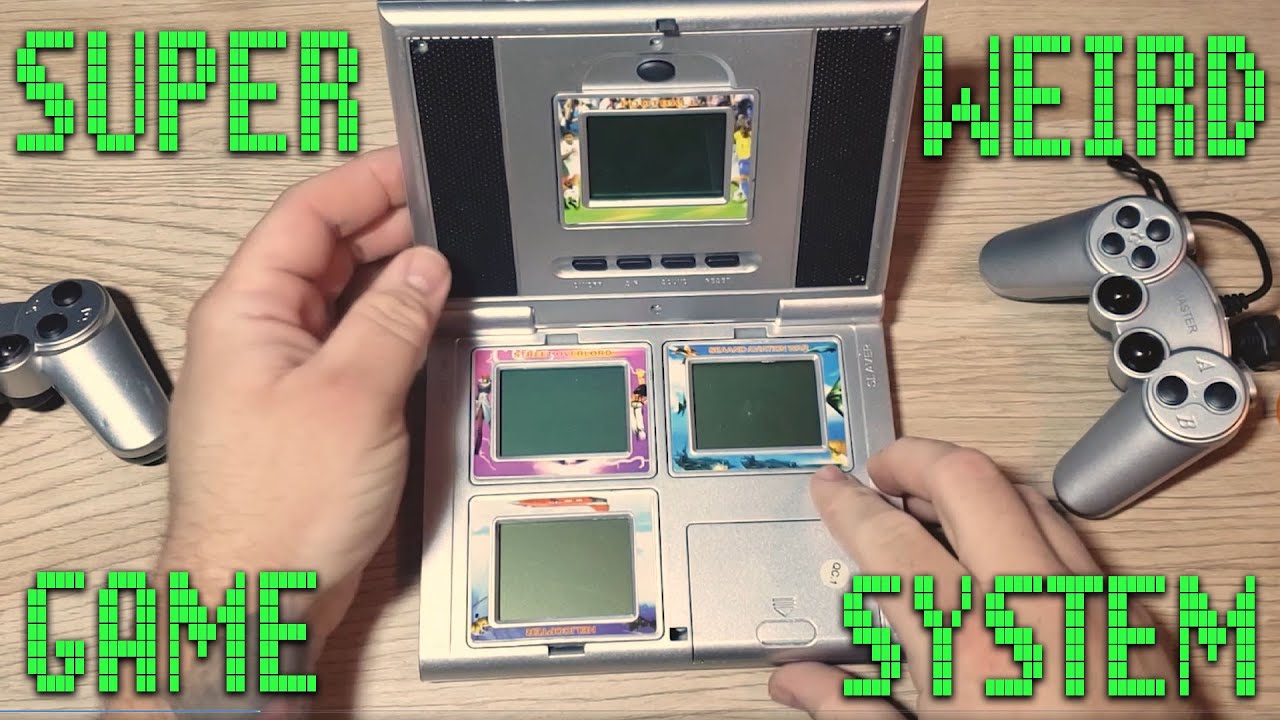 Wackyware: Super WEIRD Video Game Console: 4-in-1 Game Player YX-2009 ...