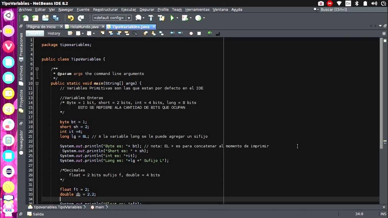 001_Tipo_De_Variables Java NetBeans - YouTube