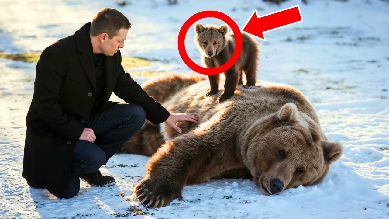 BEAR CUB CRYING BEGGED THIS MAN TO SAVE ITS MOTHER. BUT WHAT HAPPENED ...