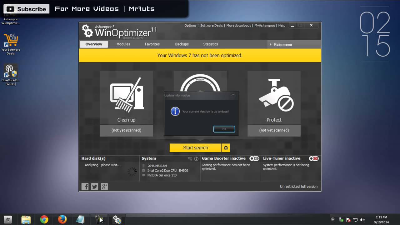 Ashampoo WinOptimizer 11.00.40 Multilingual + Reg - YouTube