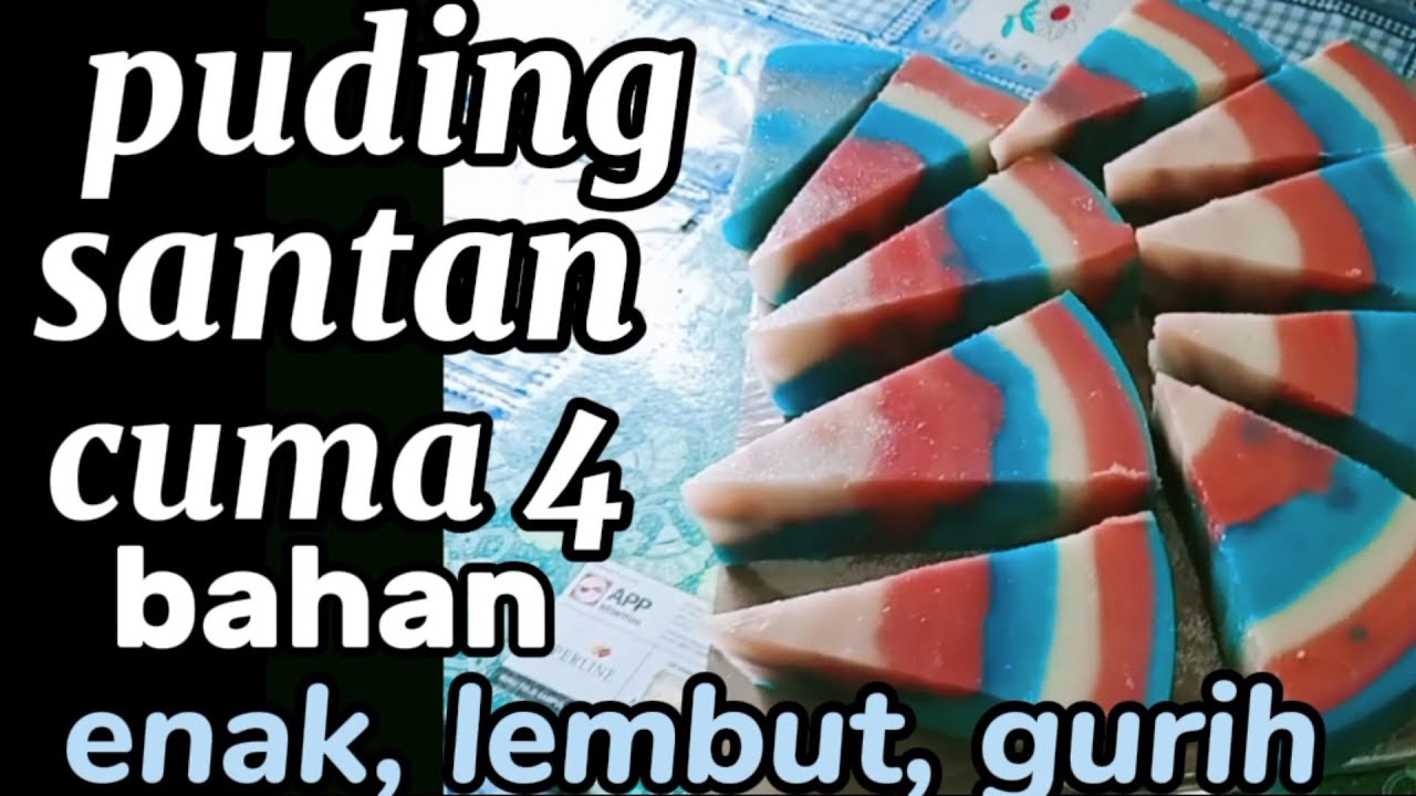 4 BAHAN JADI MAKANAN PENUTUP TERENAK, LEMBUT DAN GURIH - YouTube