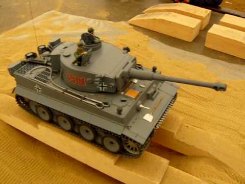 rc tank tiger 1 1:16 heng long - YouTube