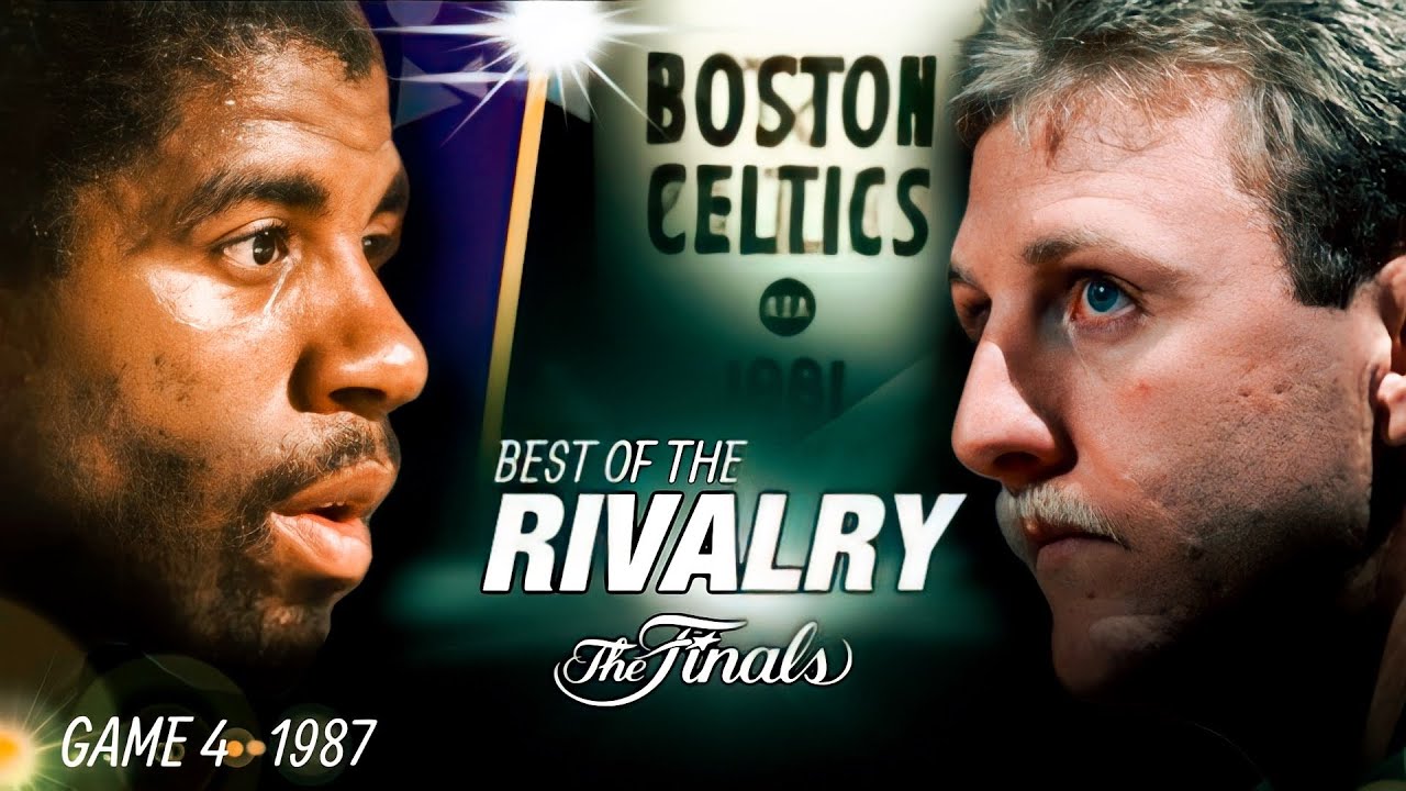 Bird vs Magic: The Greatest 2 Mins in NBA Finals History 1987 - YouTube