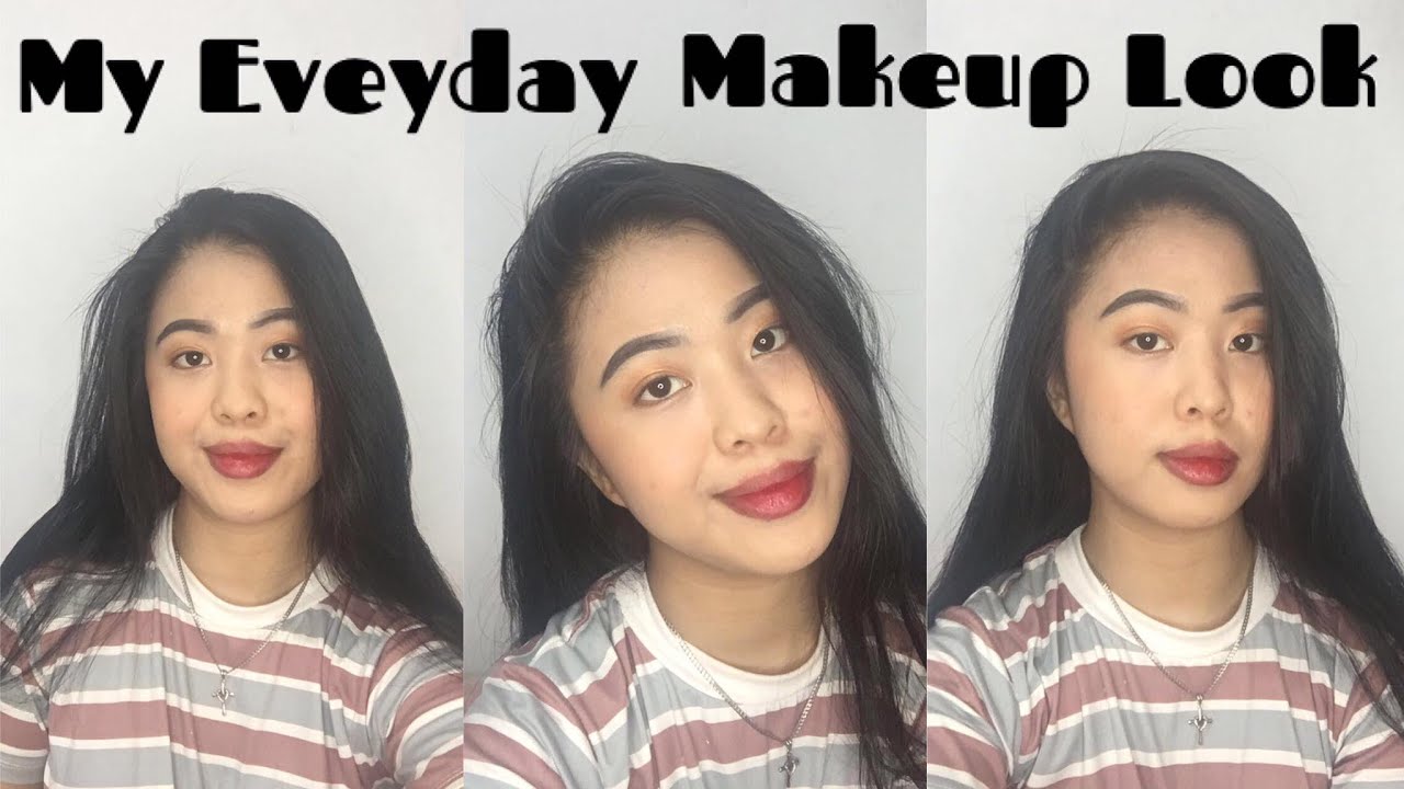 My Everyday Makeup Look | 1st Vlog - YouTube