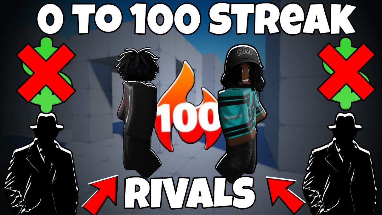 FREE TO PLAY to 100 WINSTREAK with MONSTER in Roblox Rivals... |EP.1 ...