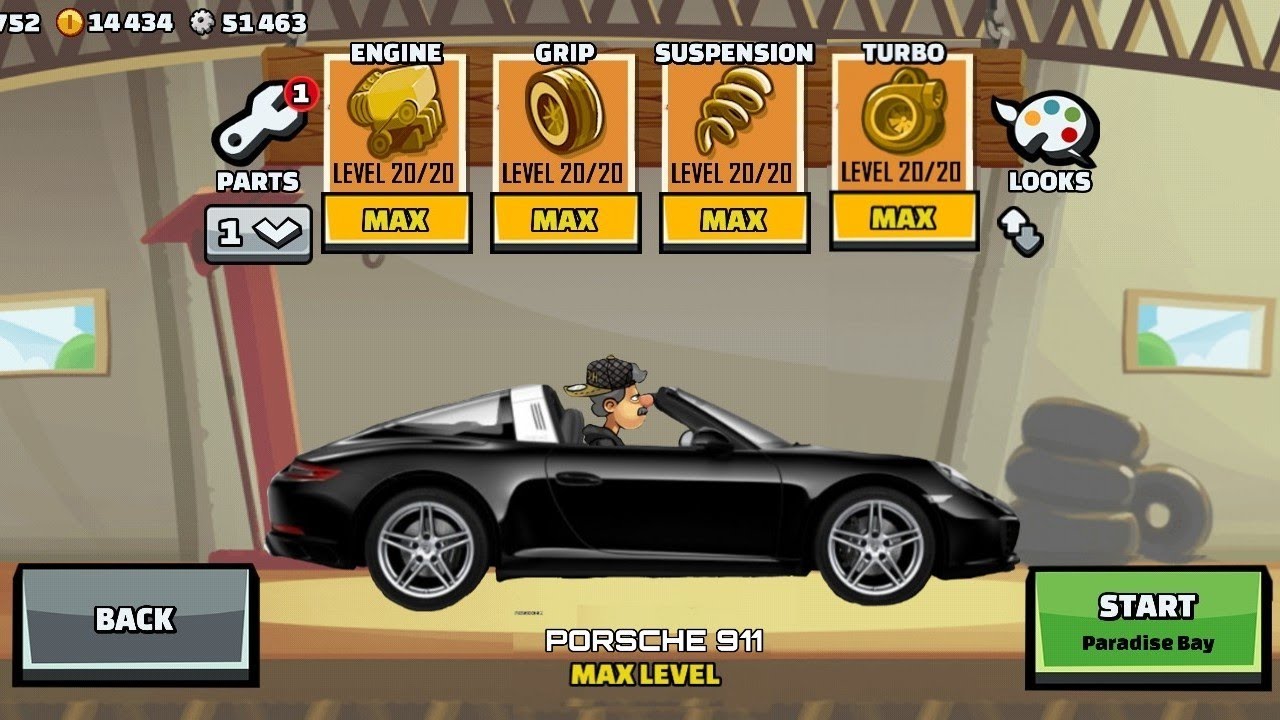 Hill Climb Racing 2 - New Vehicle PORSCHE 911! (Create car) - YouTube