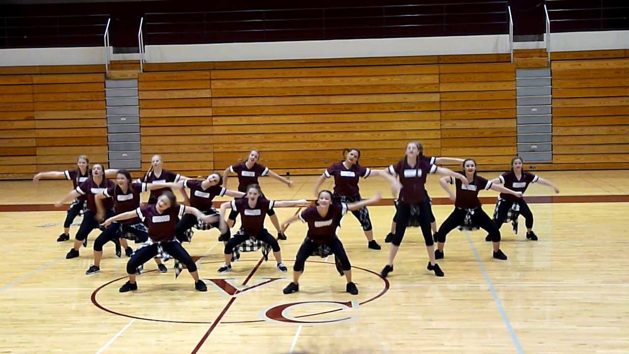 IVC Spiritts dance team performs at bonfire/skit night - YouTube