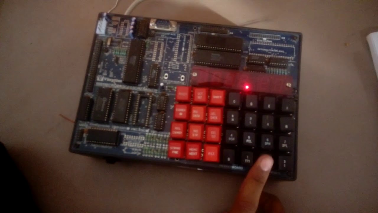 Microprocessor 8085 practical (Patan multiple campus) - YouTube