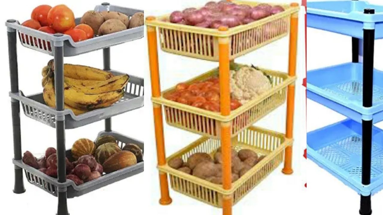 Kitchen stand | vegetable stand | sabji rakhne wali tokri kitchen rack ...