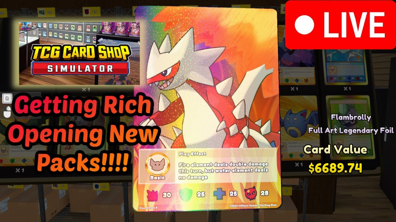 Massive Epic Destiny Card Pack Opening in TCG Card Shop Simulator - YouTube