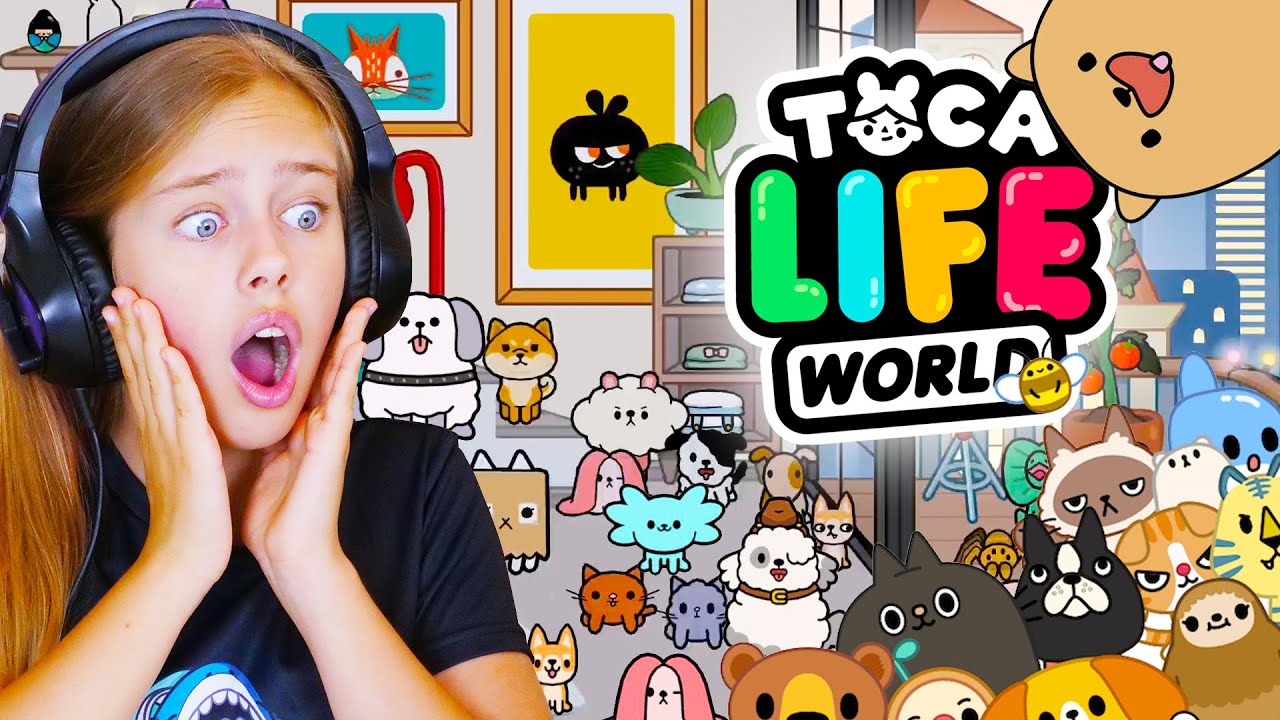 СОБРАЛА ВСЕХ ПИТОМЦЕВ в ТОКА БОКА 🐶 Toka Life world - YouTube