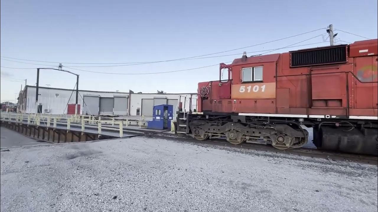 CP 5101 & Turntable @ CPKC Nahant Yard 29 May 24 (2) - YouTube