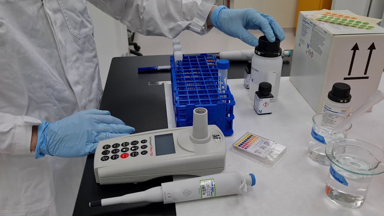 Spectroquant Move 100 + 1.00857 Silicate Test Demo - YouTube