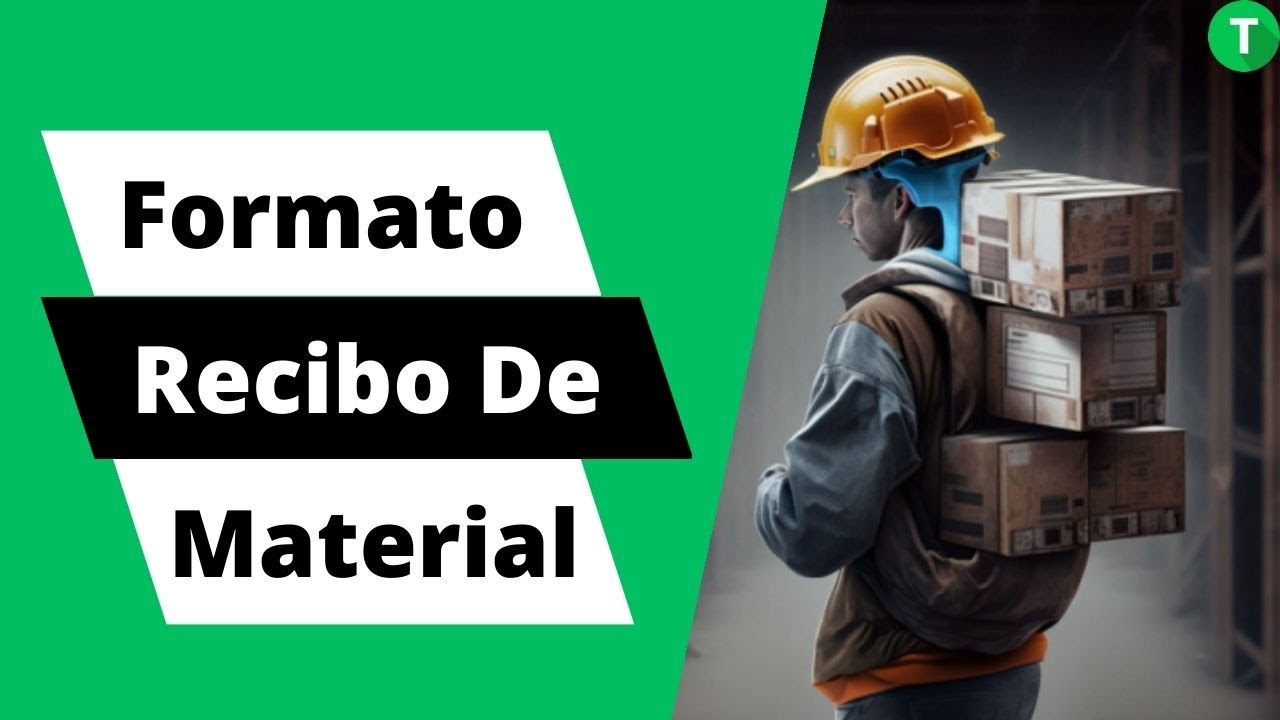 Cómo crear un formato de recibo de material en Excel para un registro ...
