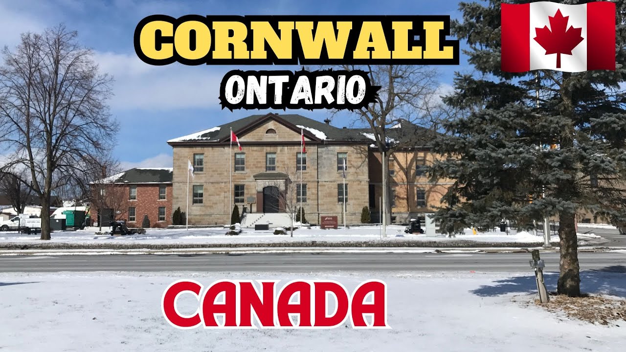 Cornwall Ontario Canada 4K Walking Tour | Ontario Town Bordering Quebec ...
