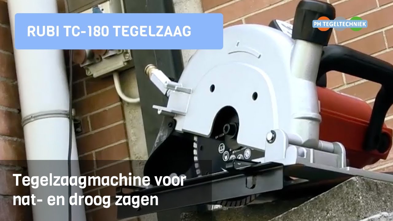 Rubi TC 180 Tegelzaagmachine - Invalzaag voor Tegels & Natuursteen ...