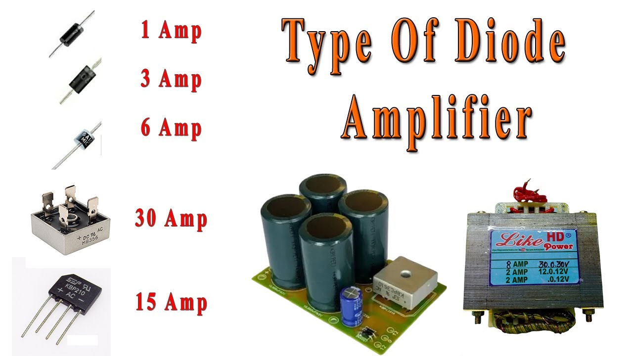 Which Types of Diode is Used Amplifier 5.1 and 2.1 With Transformer ...