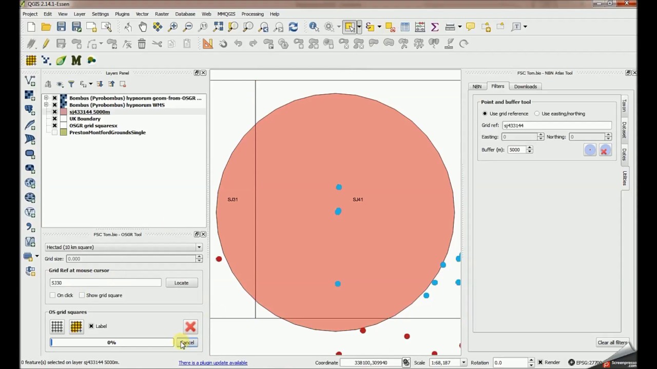 QGIS NBN Atlas Tool: specifying filters for WMS maps and downloads ...