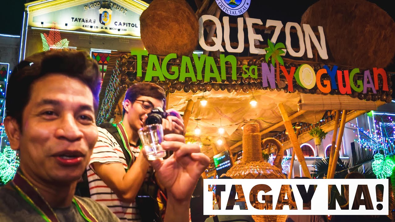DRINKING WINE at QUEZON TAGAYAN SA NIYOGYUGAN FESTIVAL 2019 - YouTube