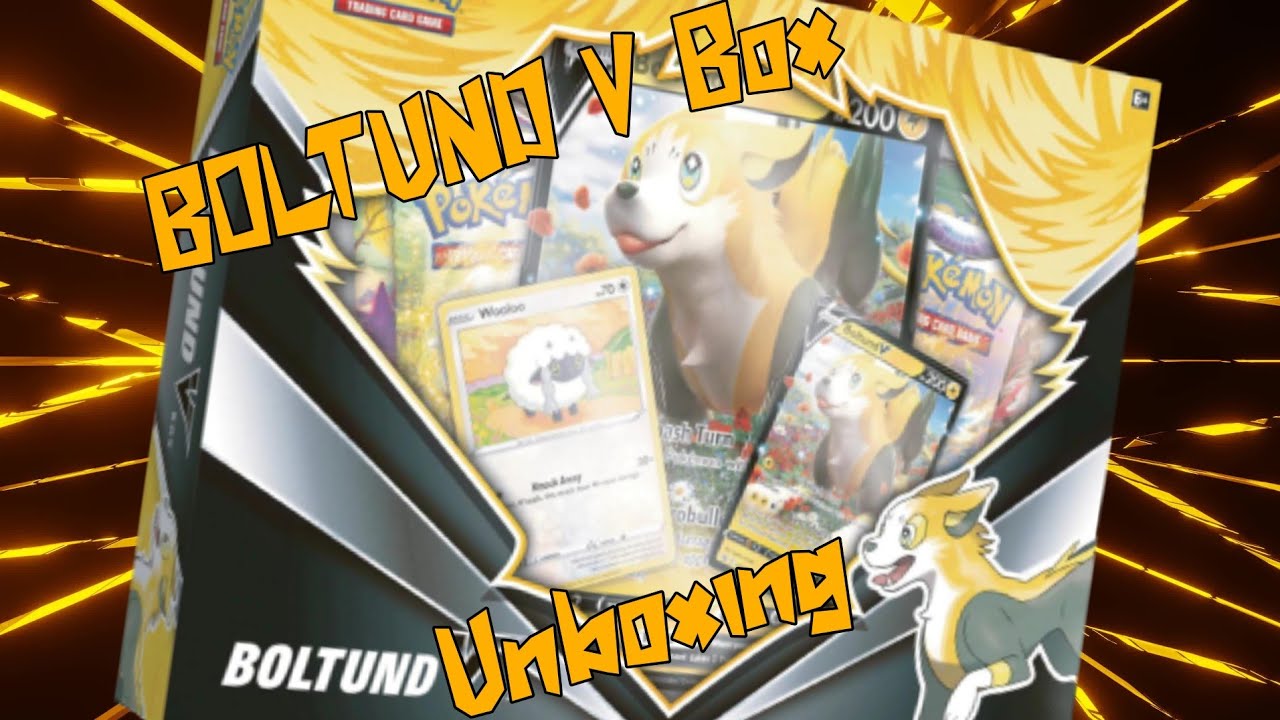 Pokemon TCG Boltund V Box Unboxing! - YouTube
