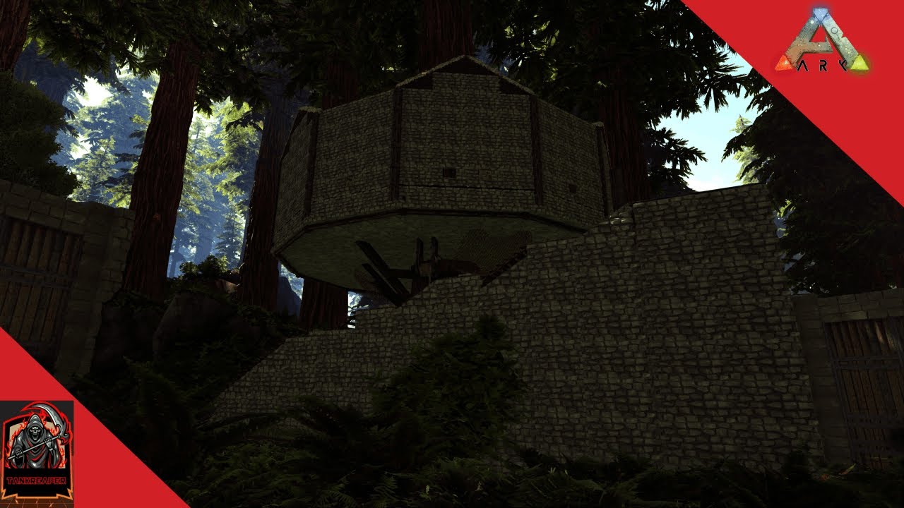 Building steps to my Tree Base / ARK The Island E9S7 - YouTube