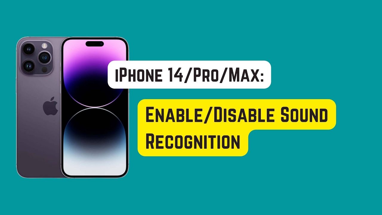 How To Enable/Disable Sound Recognition on iPhone 14 Pro/Max - YouTube